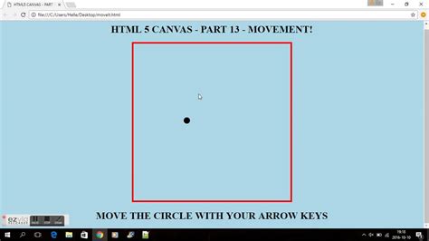 Html5 Canvas Part 13 Move It Youtube