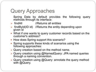 Spring Data JPA In Detail With Spring Boot PPTX