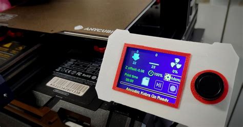 Anycubic Kobra Go Screen Bezel By T 1000 Download Free Stl Model