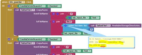 How Do You Save A File In The External Sdcard Mit App Inventor Help Mit App Inventor Community