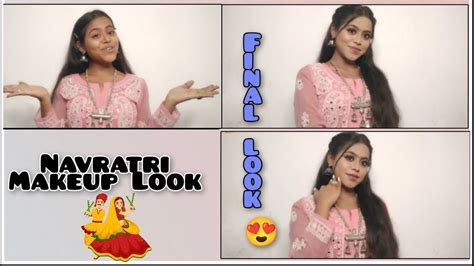 Navratri Makeup Look Simple Makeup Tutorial Youtube
