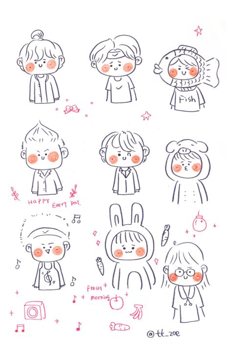 简化可爱小人画 简笔画小人萌 伤感说说吧