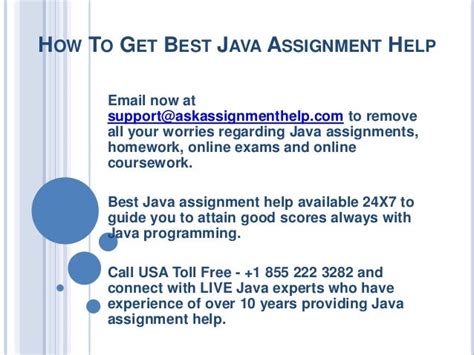 How To Get Best Java Assignment Help