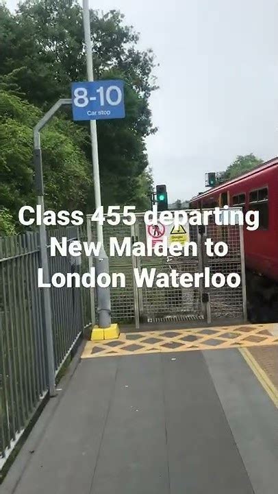Class 455 Departing New Malden Bound For London Waterloo With Two Loud