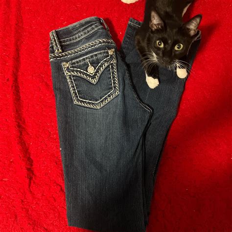 Miss Me Jeans Curvy Boot Cut Style Size 24 Denim Depop