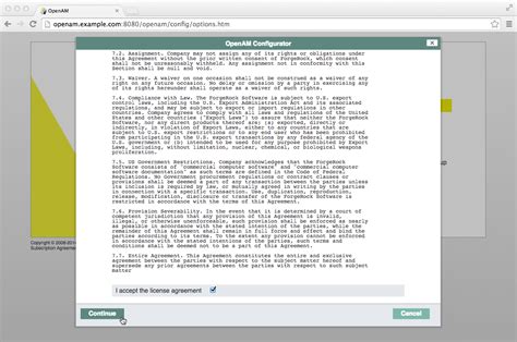 Protecting A Web Site With Openam Open Identity Platform Documentation