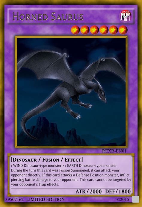 Yugioh Dinosaur Fusion Monsters