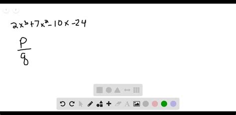 Solvedfor The Following Exercises Use The Rational Zero Theorem To