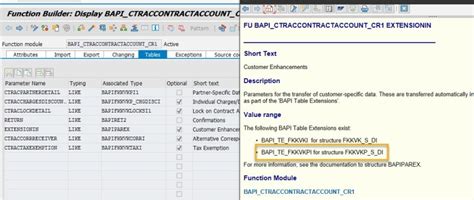 Bapi Extension Sapcodes