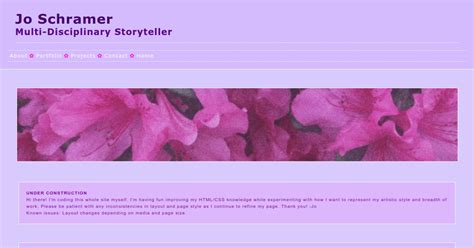 Jo Schramers Website