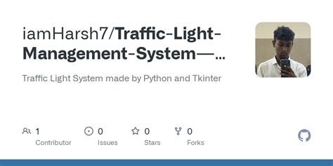 Github Iamharsh Traffic Light Management System Python Traffic Light System Made By Python