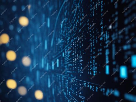 Premium Photo Digital Abstract Technology Background Binary Code