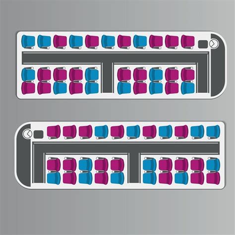 50 Passenger Bus Seating Chart