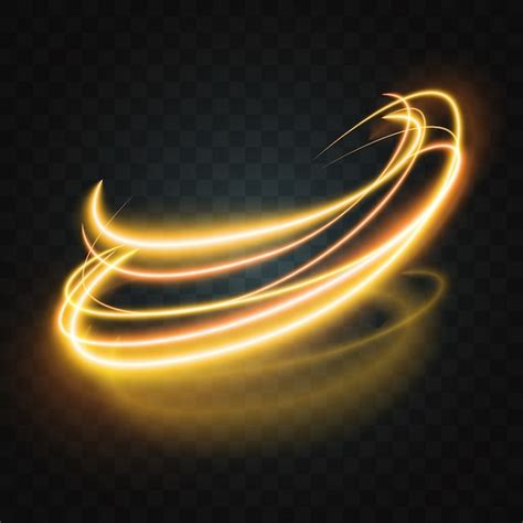 Premium Vector Glowing Line Effect