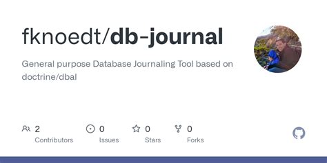 Github Fknoedtdb Journal General Purpose Database Journaling Tool Based On Doctrinedbal