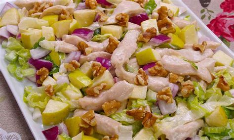 Ensalada De Pollo Con Manzana Cocina