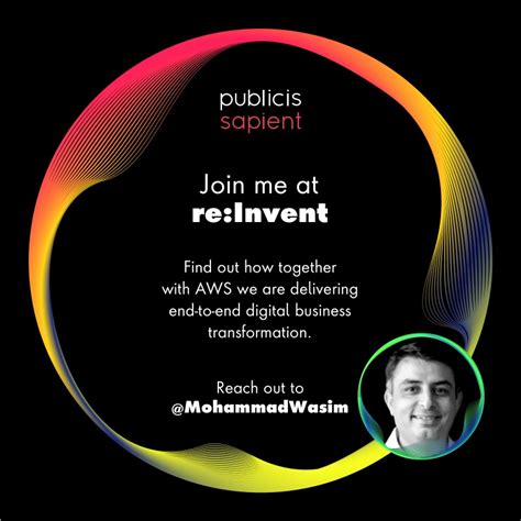 Mohammad Wasim On Linkedin Join Me At Aws Reinvent Connect With Me