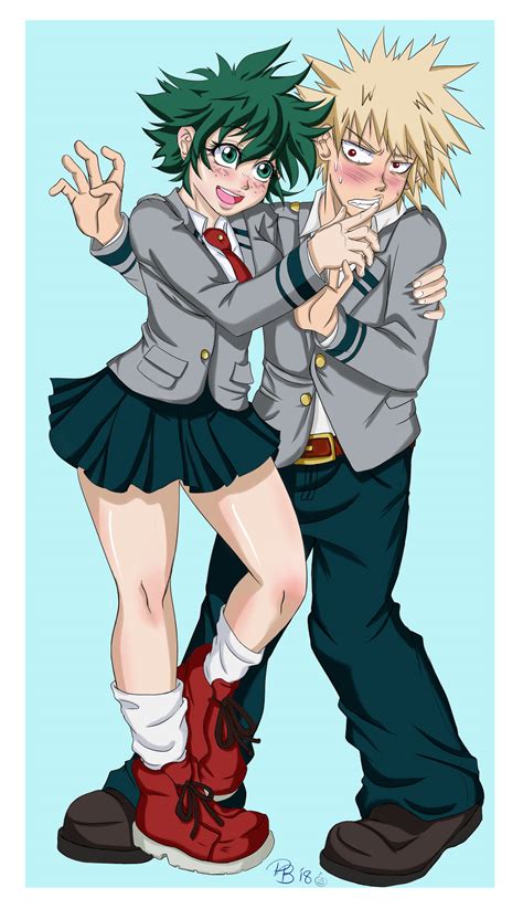 Deku And Bakugo Commission By Porkbun Comics On Deviantart