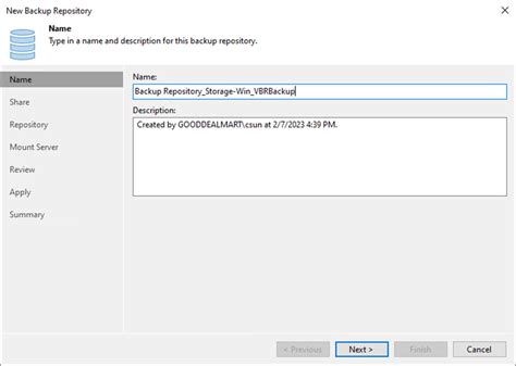 How To Add The Network Attached Storage Smb Or Cifs Shares As A Backup Repository At Veeam