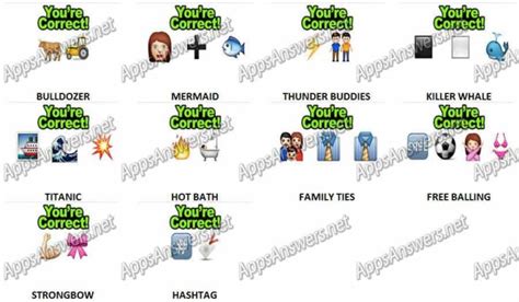 Guess The Emoji Level Answers Apps Answers Net