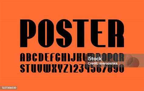 블랙 트렌디 글꼴 알파벳 Sans 세리프 A에서 Z까지의 현대적인 대문자 라틴문자 및 0에서 9까지의 아랍 문자 벡터 일러스트레이션 10eps Fashion Show에 대한