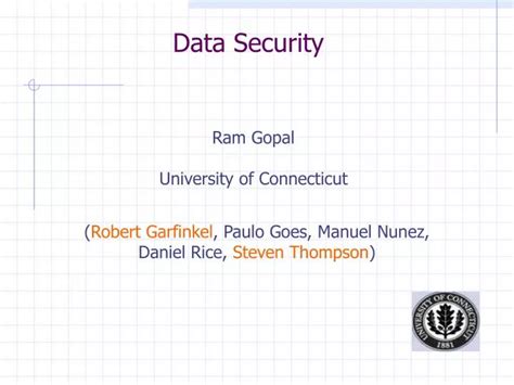 PPT Data Security PowerPoint Presentation Free Download ID