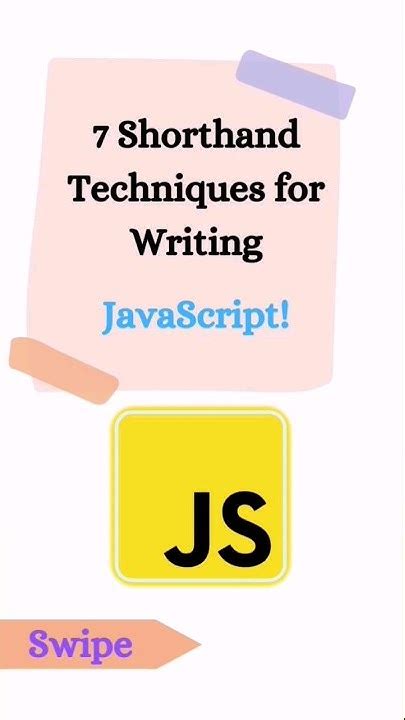 Javascript Object Shorthand Techniques Javascript Shorts Code