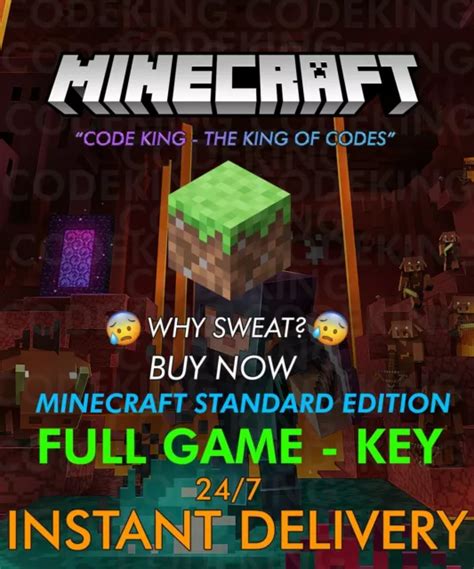 Minecraft Java And Bedrock Edition Xbox Pc Full Game Key Global Instant Delivery £26 00 Picclick Uk