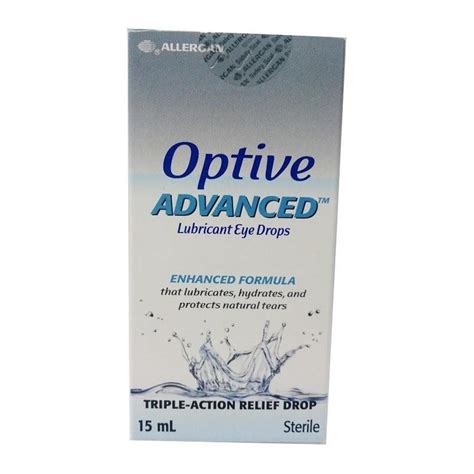 Allergan Optive Advanced Eye Drops 15ml Llergan Optive Advanced Eye Drops 15ml Shopee Malaysia