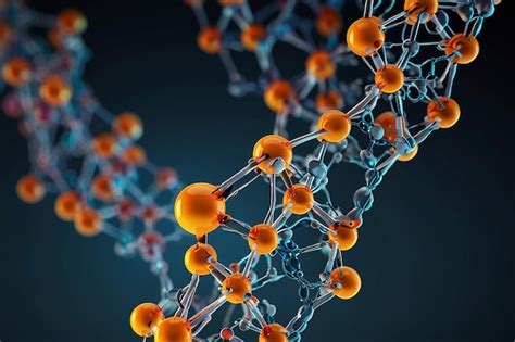 Premium Photo Polymerization Unveiled Animated Chain Formation