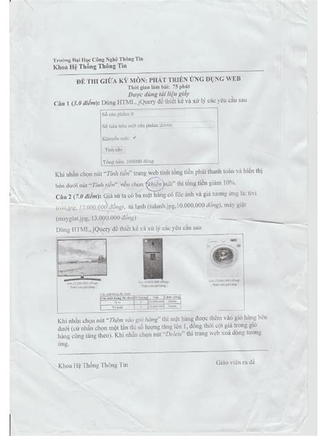 De Thi Giua Ky Phat Trien Ung Dung Web Mxh Pdf