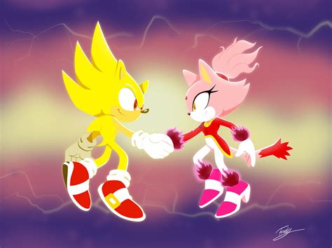Sonic Super Blaze Super Sonic And Burning Blaze By Joopitor On