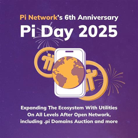 파이코인 Picoin Pi Day 2025 오늘은 Pi Network의 6주년 파이데이입니다 파이데이를 기념하여 새로운 Pi Domains Auction 생태계