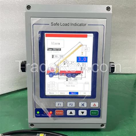 Safe Load Indicator Load Moment Indicator Installed On Boom Truck Truck