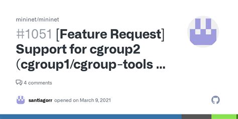 Feature Request Support For Cgroup2 Cgroup1cgroup Tools Is Deprecated · Issue 1051
