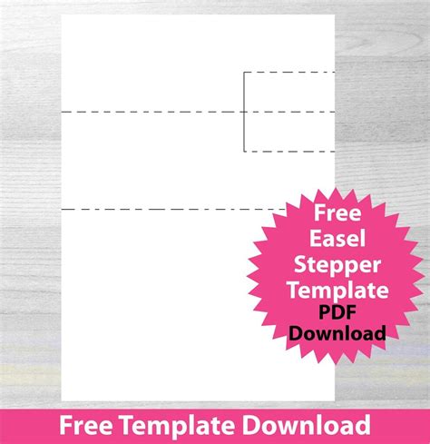 Easel Stepper Template