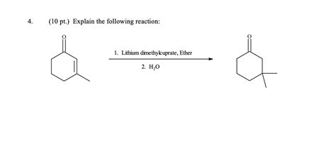Solved 10 ﻿pt ﻿explain The Following Reaction Lithium