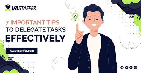 Important Tips To Delegate Tasks Effectively VA Staffer Virtual Assistant Staffer