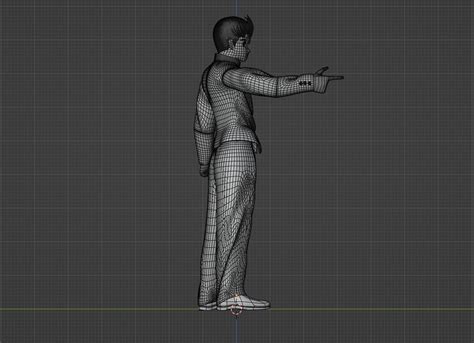 Yusuke Urameshi Yuyu Hakusho 3d Model Rigged Cgtrader