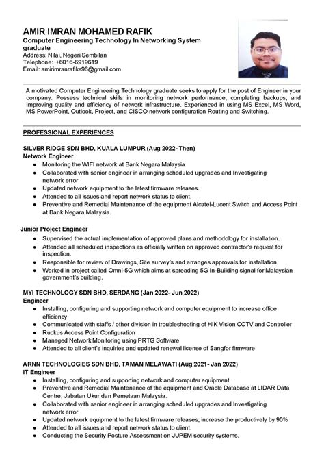 Amir Imran Mohamed Rafik On Linkedin Thankyou Opportunities Connections