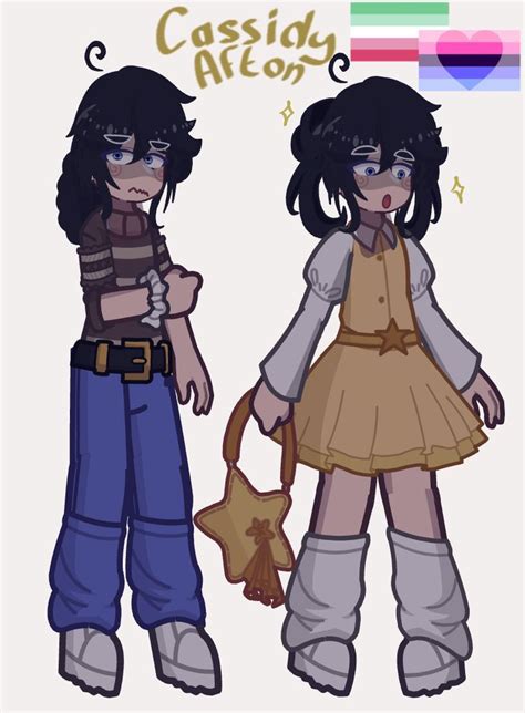 Cassidy Afton Brooks Fnaf Gacha Life My Au I