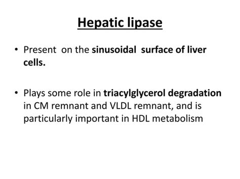 Lipoprotein Metabolism Pptx Hdl Metabolism Ldl Metabolis Vldl Metabolis Chylomicron