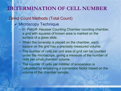 Bacterial Cells Enumeration Pptx Chemistry Science