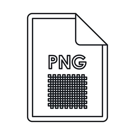 Png Image File Extension Icon Outline Style 14581641 Vector Art At Vecteezy
