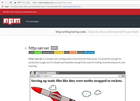 Installing A Node Web Server Using Server Carl De Souza