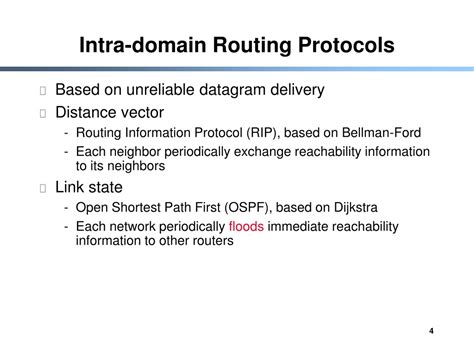 Ppt Cs 268 Lecture 9 Intra Domain Routing Protocols Powerpoint