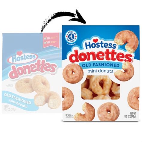 Hostess Donettes Old Fashioned Mini Donuts 10 5 Oz King Soopers