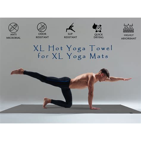 Xl Hot Yoga Towels And Bikram Yoga Towel Mat Non Slip And Grippy