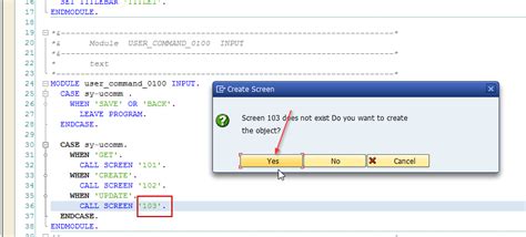 Sap Abap Central Crud Operations In Module Pool