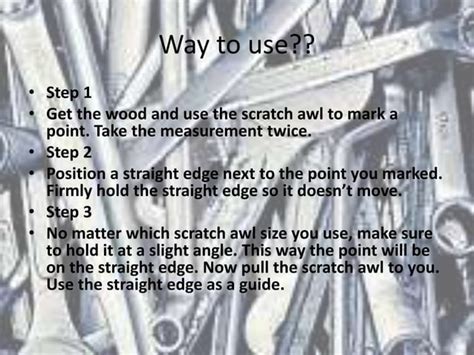 Workshop Technology Hand Basic Tools PPTX First Aid Injuries